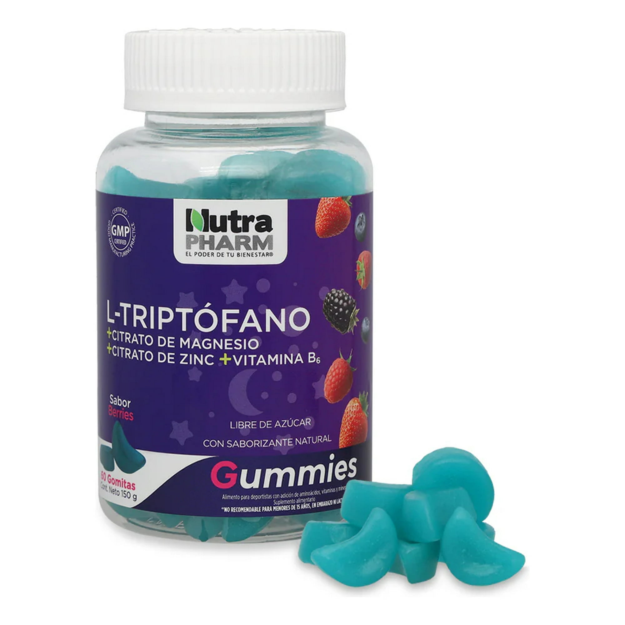 Nutra Pharm S L-triptófano Gomitas Berries 60 Uds. | Lider