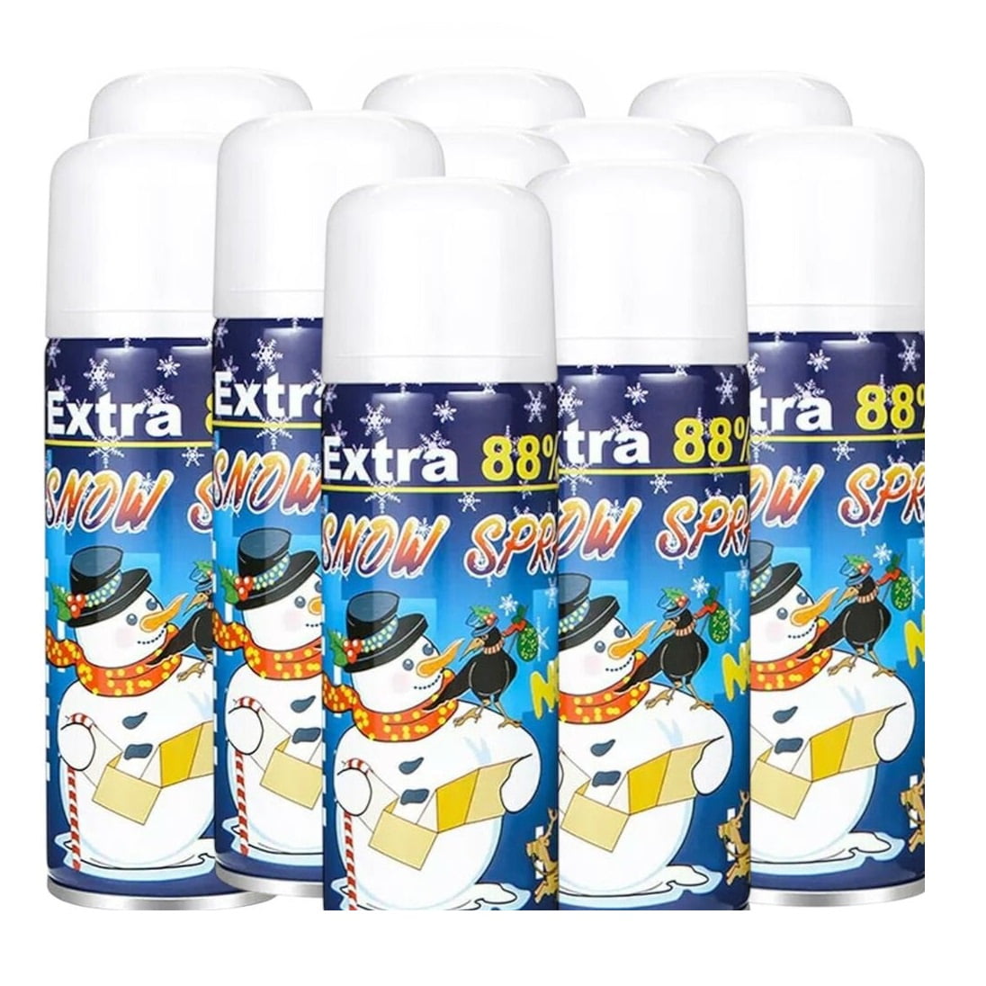 Set de 10 spray de nieve artificial lanza espuma | Lider