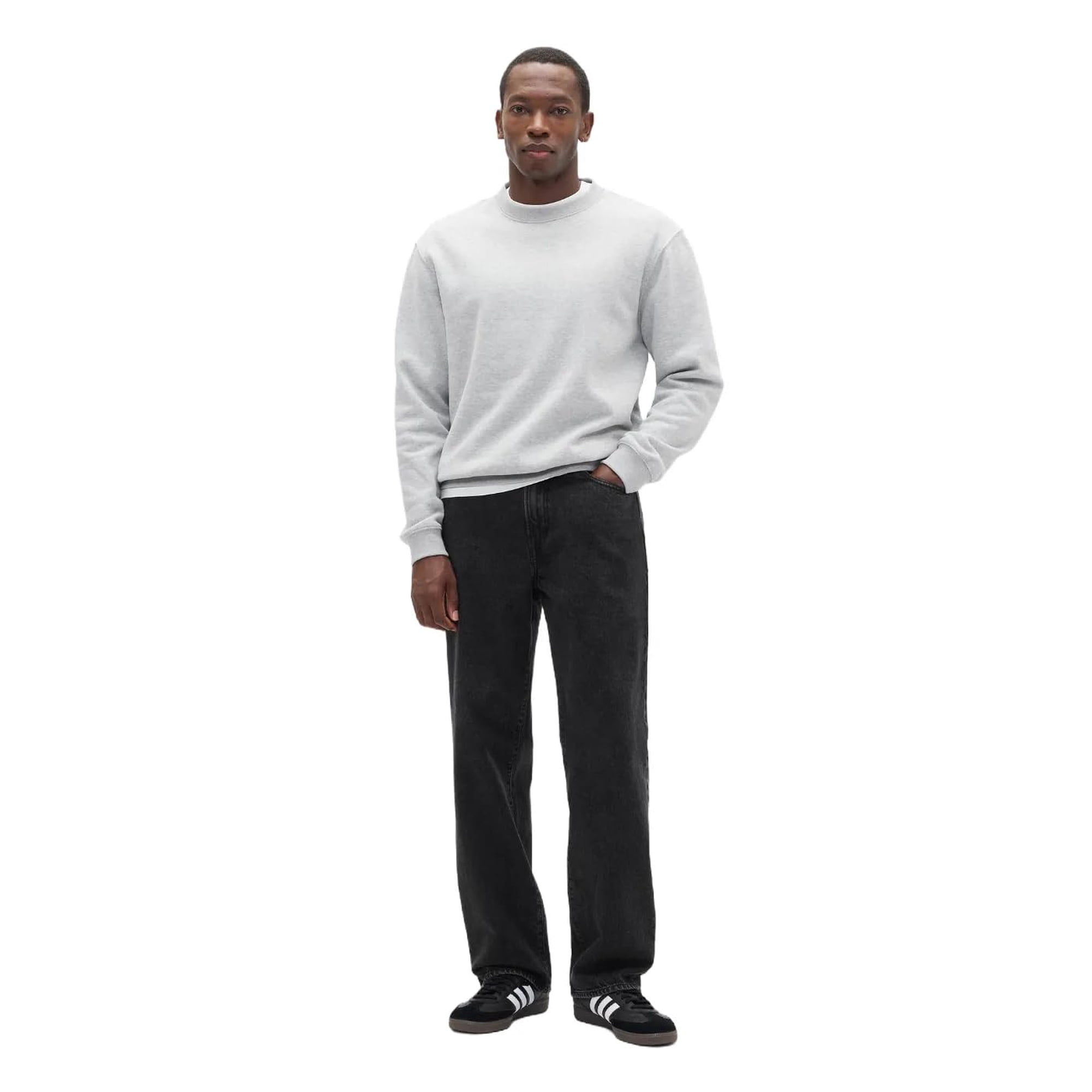Jeans GAP para Hombre Corte Relajado Denim Lavado Negro 33x30 | Lider