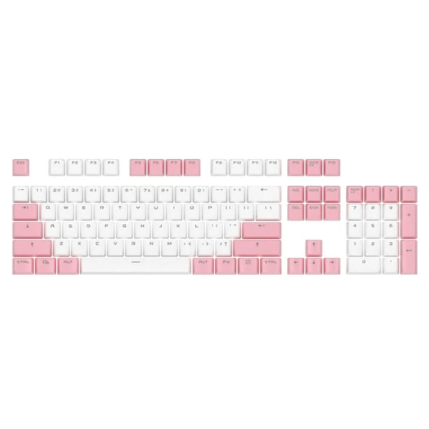 Keycaps Cherry Style Blanco/rosa – | Lider