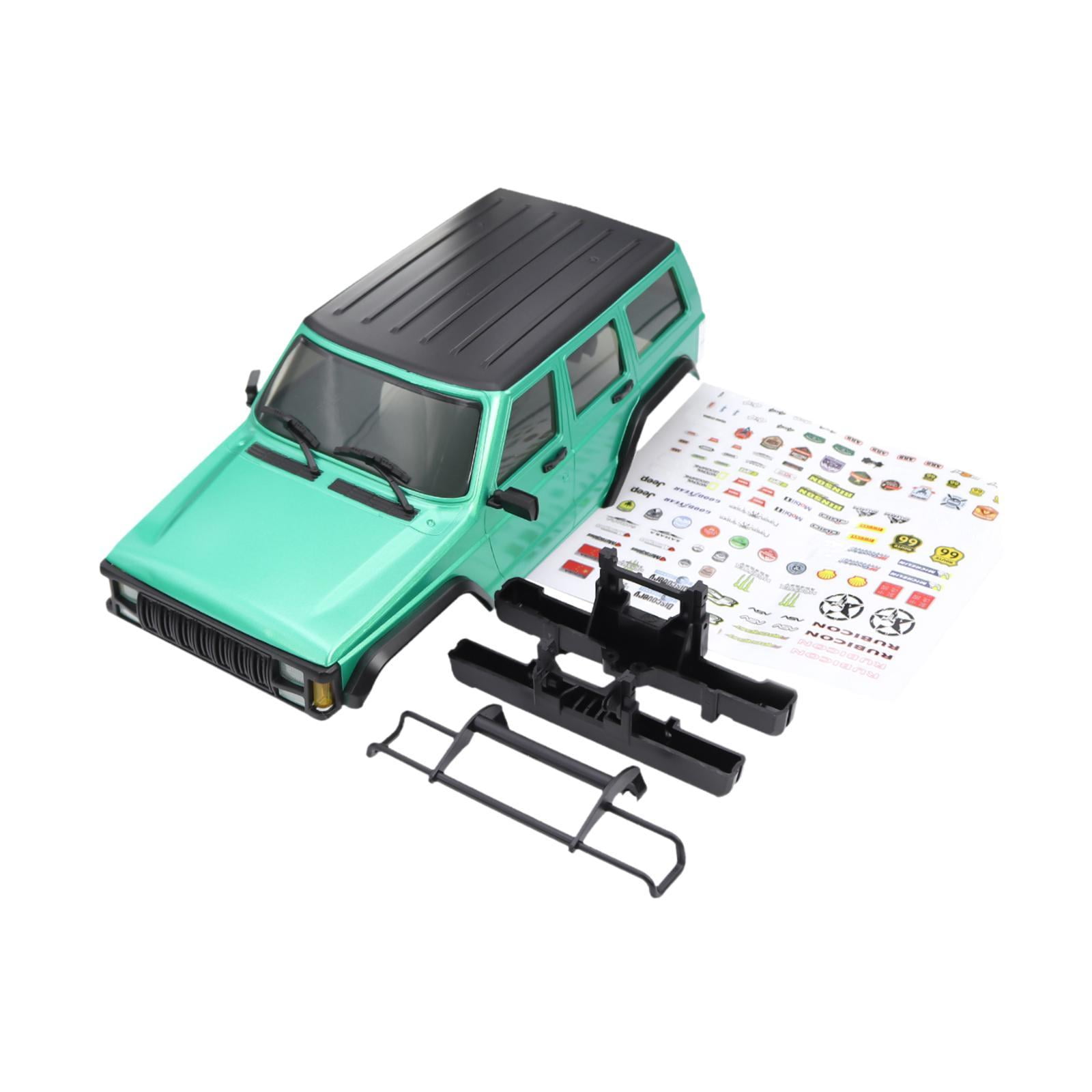 RC Car Body Shell Resistente Con Parachoques Delantero Trasero Para 1: ...