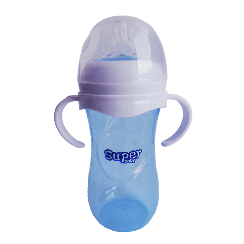 Mamadera Biberon Tetero Con Manilla Super Baby 330 Ml Bebe | Lider