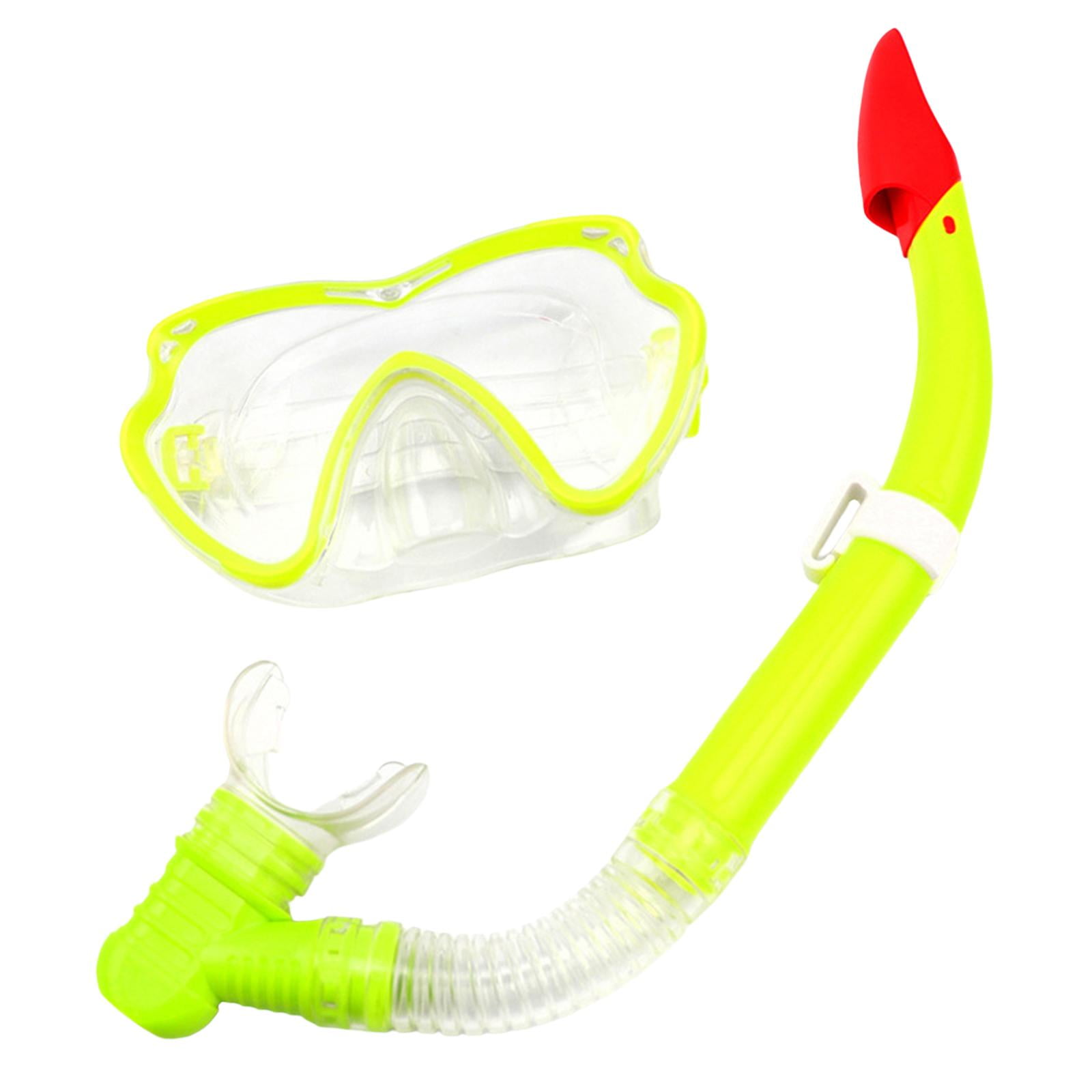 Snorkel Mask Set Máscara De Buceo De Fácil Respiración Para Nadar ...