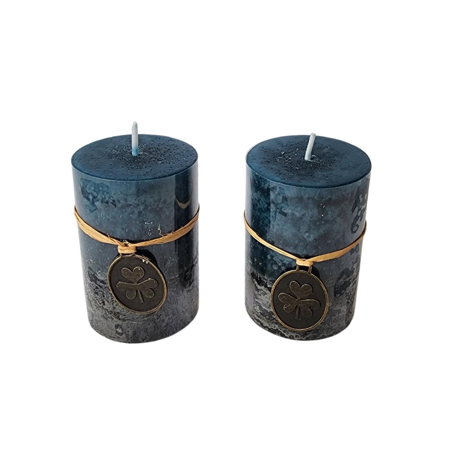 Vela Cirio Velon 7 Cm. Dos Unidades Aromaticas Azul azul | Lider