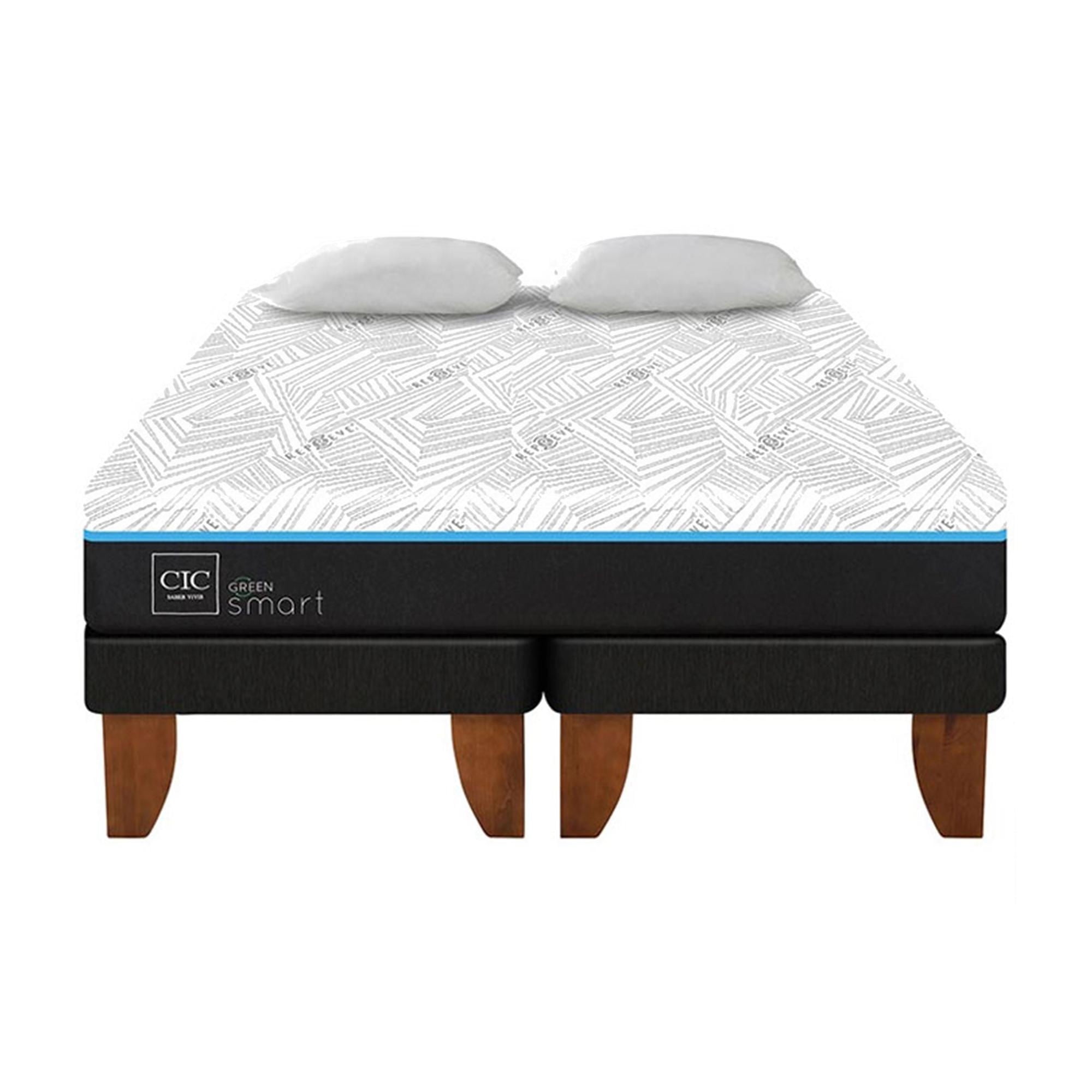 Cama Europea Green Infinity King Base Dividida | Lider