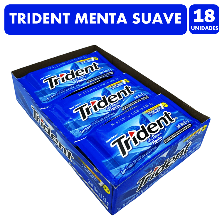 DSPCHICLE 5S MENTA 30X18X8.5G TRIDENT | Lider