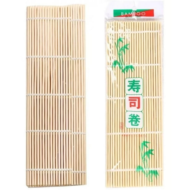 Pack 6 Esterilla Delgada Redonda Bambú Para Sushi De 24x24cm | Lider