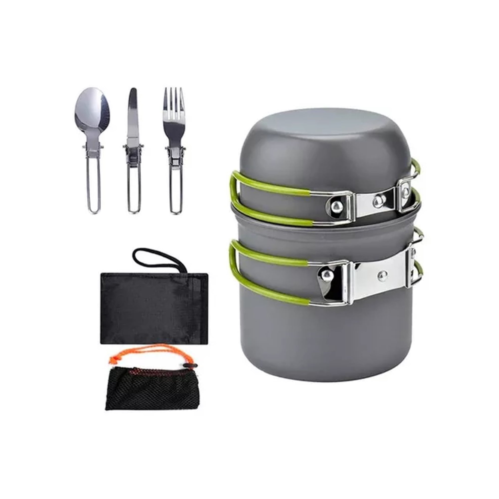 Set Ollas Kit Camping 5 Piezas Ultraligero | Lider