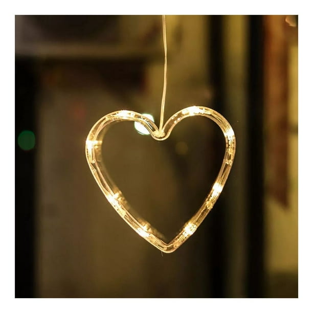 Lámpara Led Ventosa Con Pilas Forma Corazón Decoración | Lider