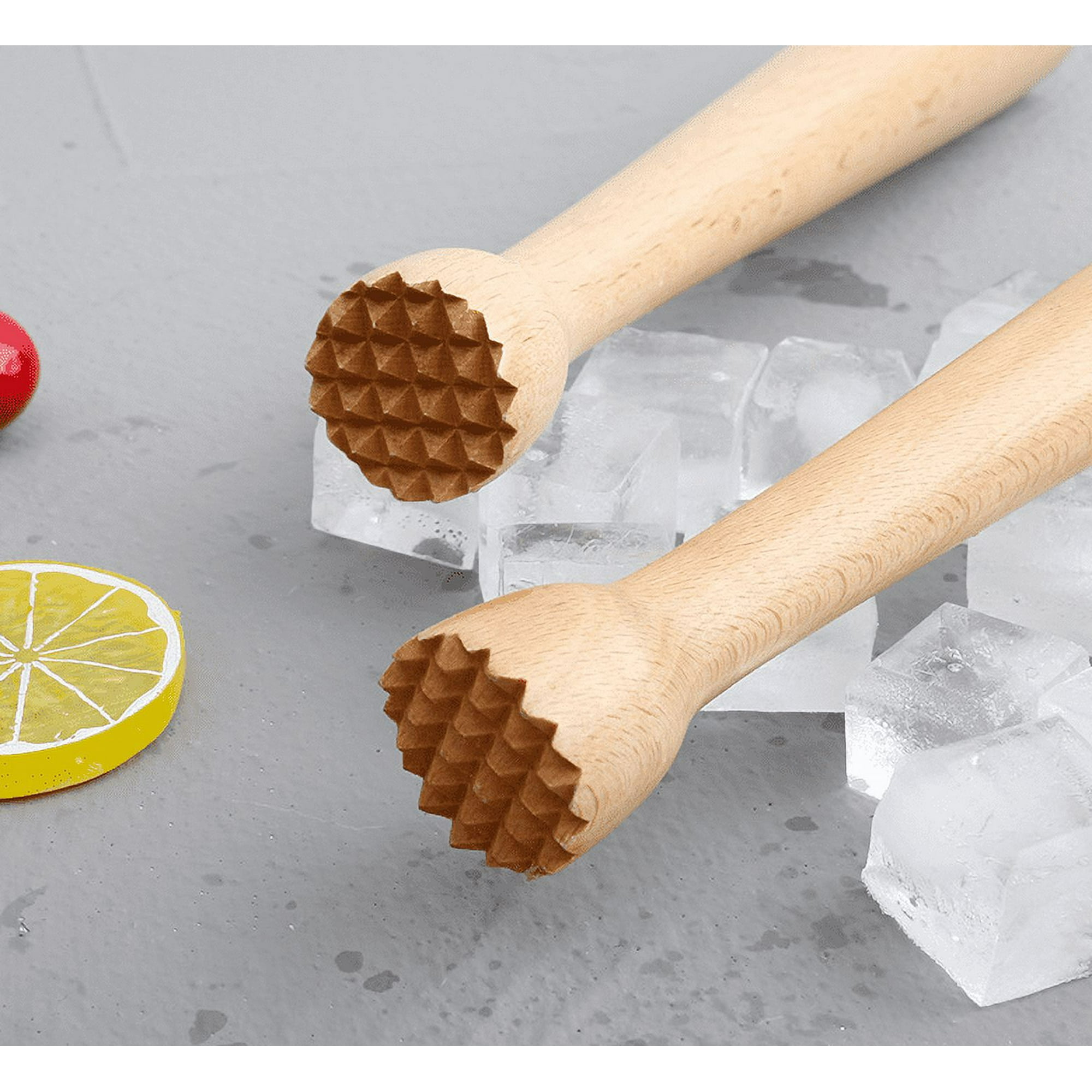 Machacador de madera extra largo para cóctel mojito, 2 unidades | Lider