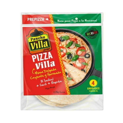 Masa Para Pizza Delgada Tipo Tortilla 4 Un 276 G Pancho