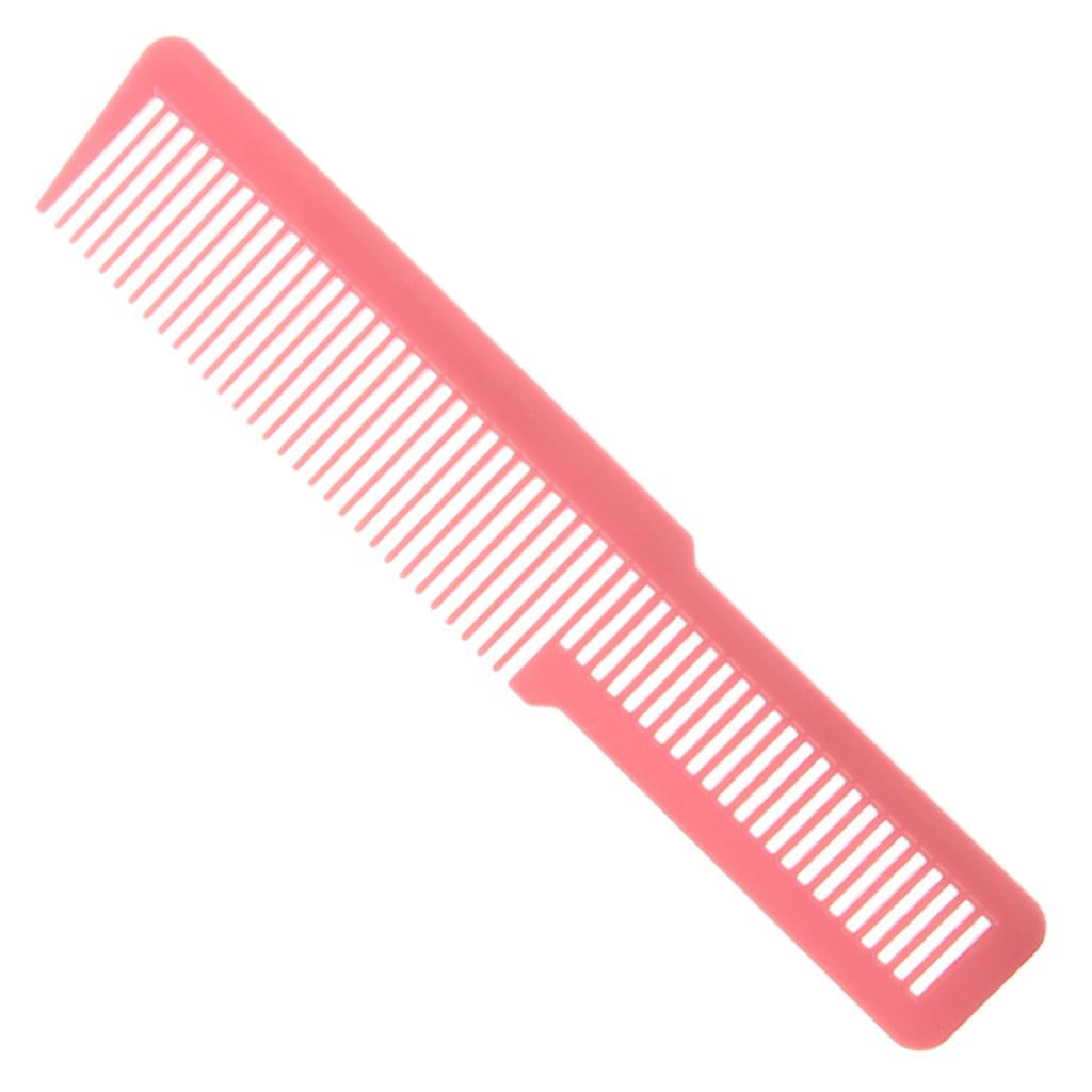 Barber Comb Flat Topper Clipper - Small 8 "Long - Clipper Comb Pink | Lider