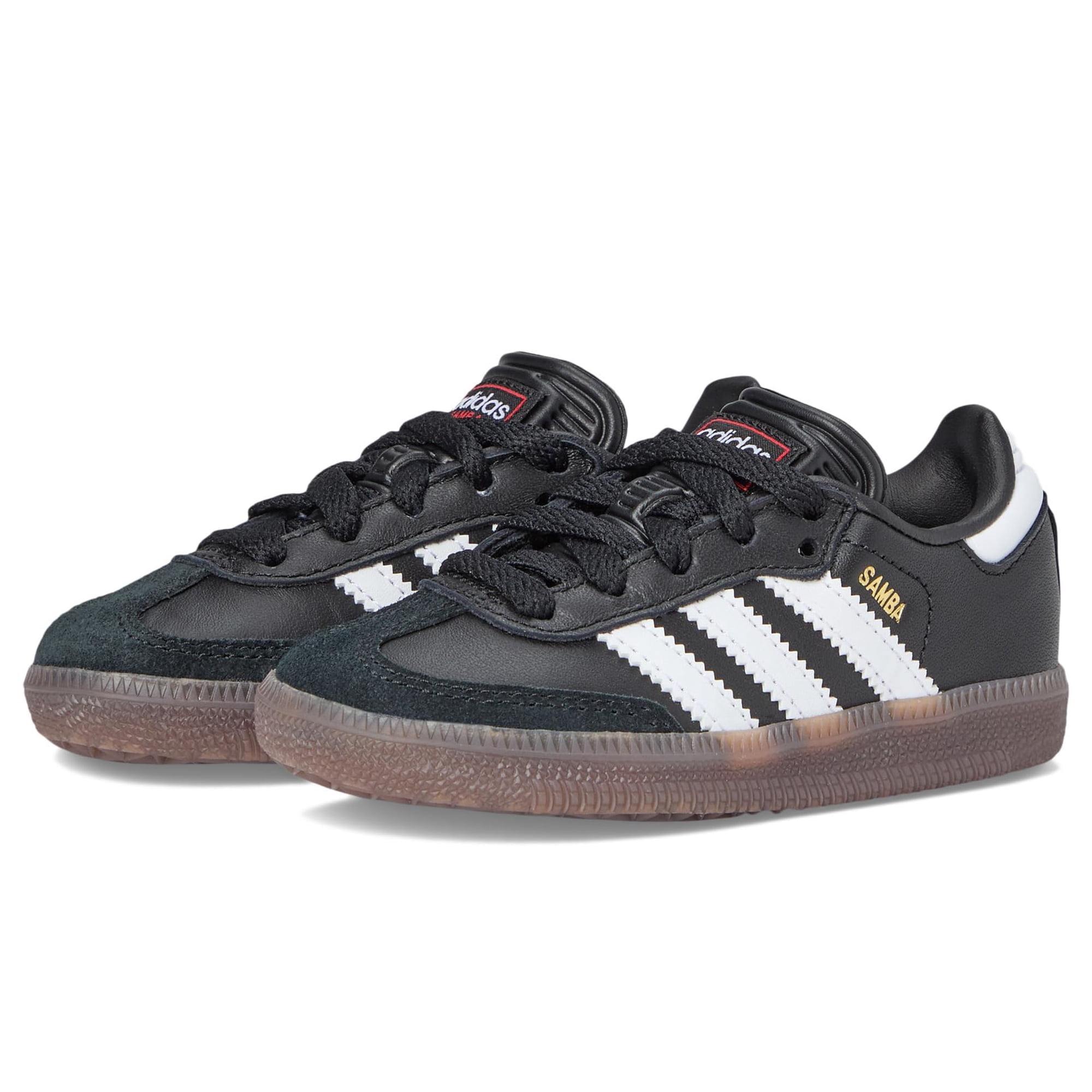 Zapatilla adidas Samba Indoor unisex para niños pequeños, negro/blanco ...