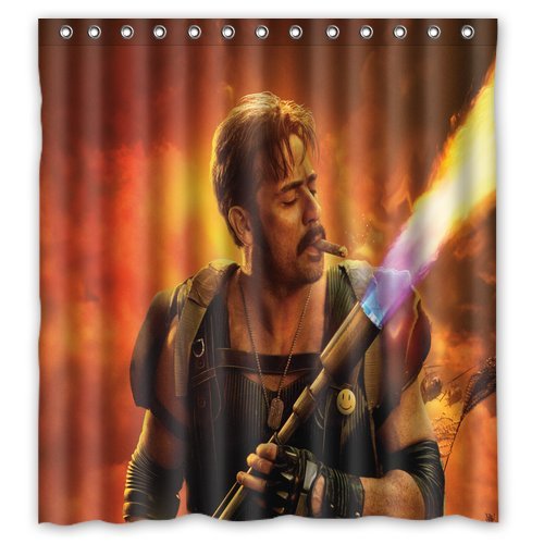 Cortina de ducha Jeffrey Dean Morgan, juego de cortinas de baño con ...