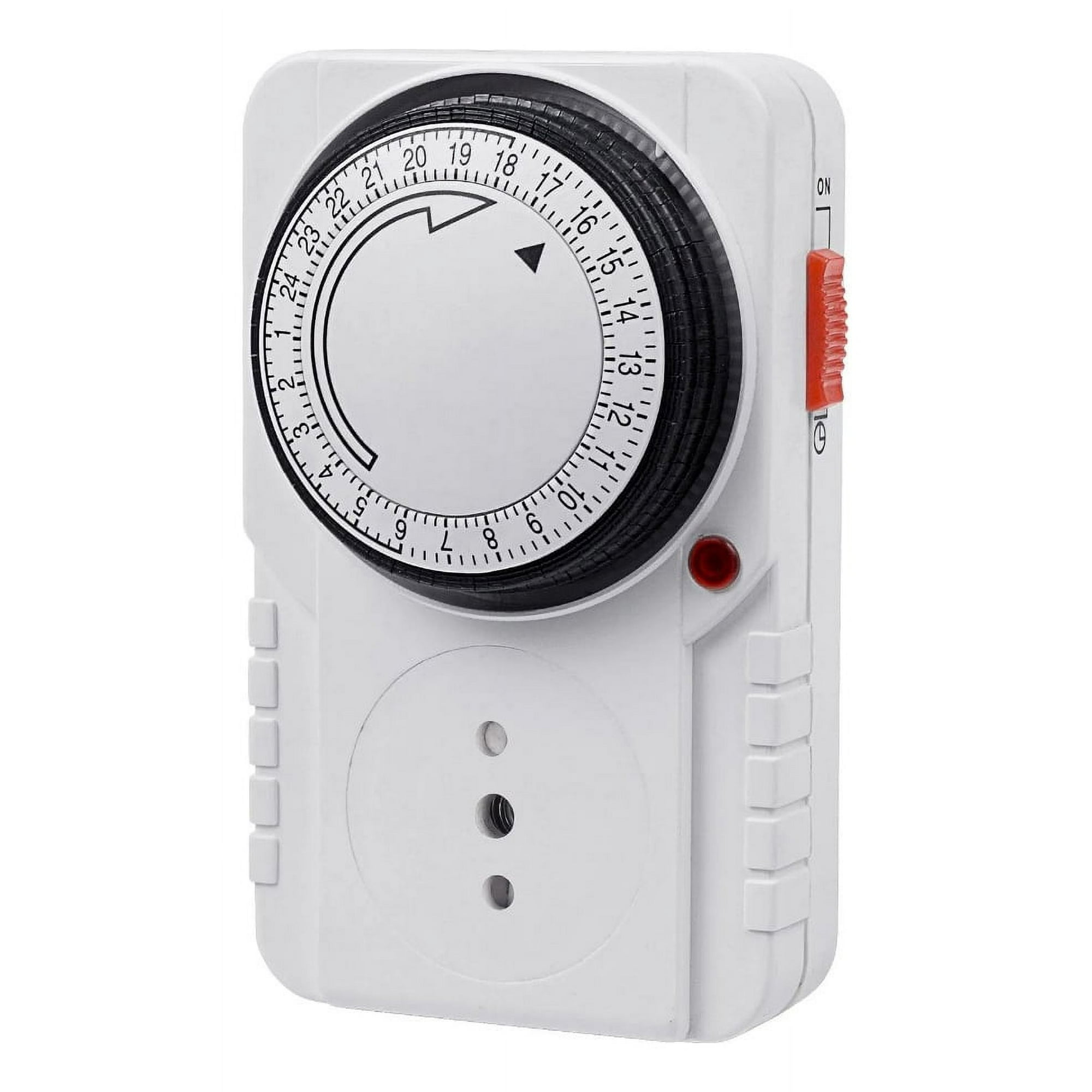 Temporizador Timer Analogico 24 Horas Adaptador Eléctrico | Lider