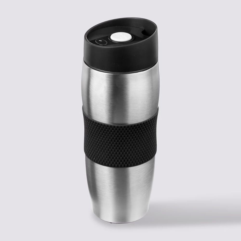 Mug De Café 350 Ml Negro - Acero Inoxidable | Lider