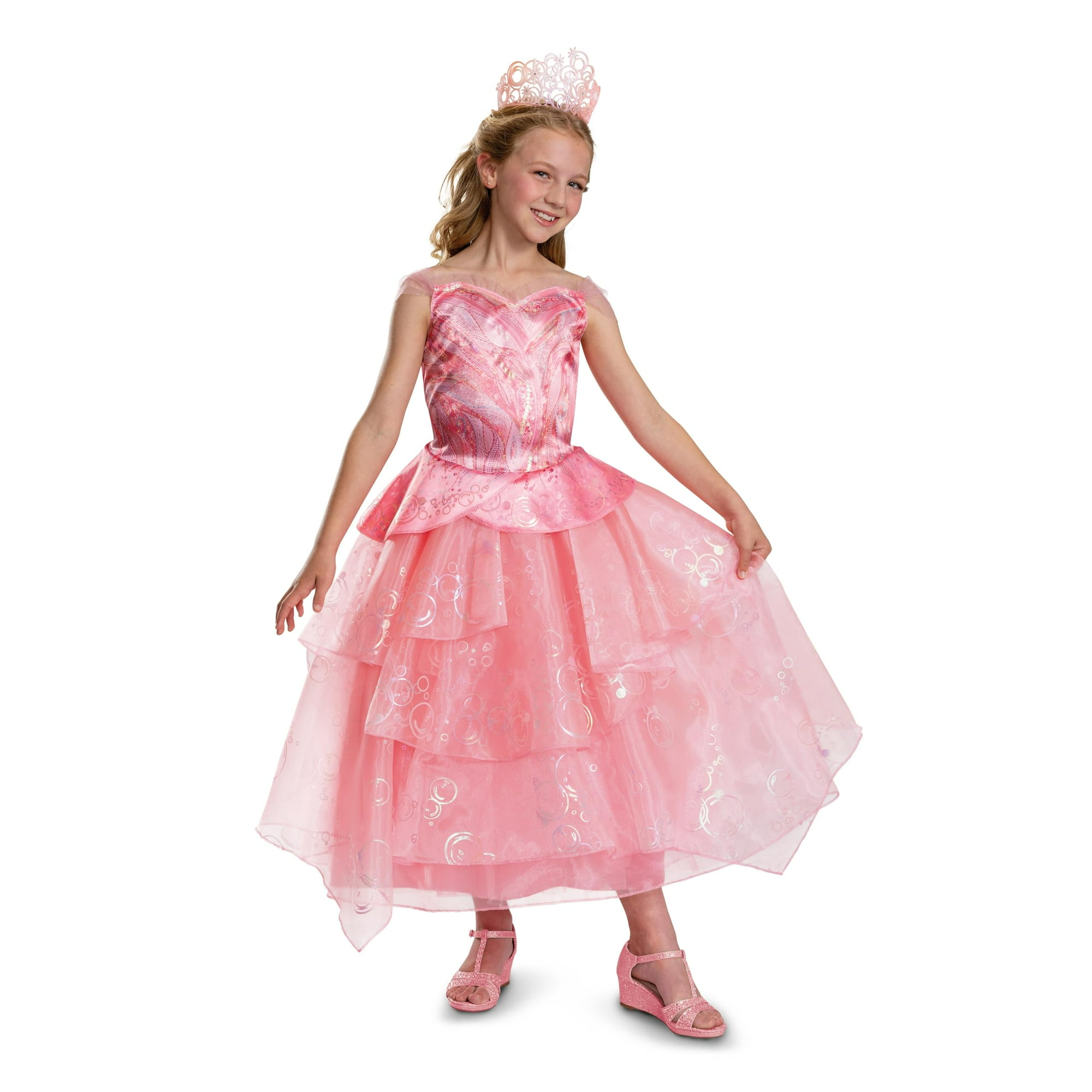 Vestido rosa oficial Costume Disguise Wicked Glinda Deluxe | Lider
