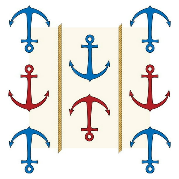 Decomural Ancla Anchors Sea Mar Pattern WS-80027 | Lider
