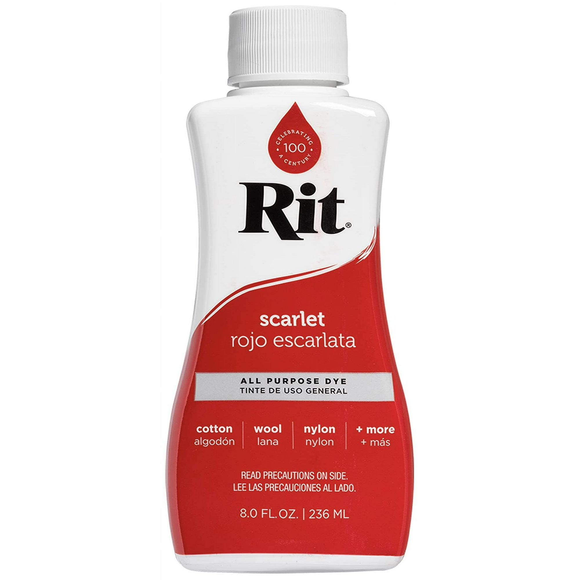 Tinte para telas líquido Rit Scarlet de 240 ml (paquete de 1) | Lider