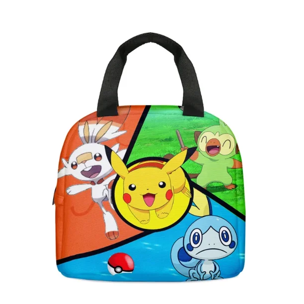 HOT Pokemon Kawaii Pikachu Student Anime Portable Lunch Box Cute ...