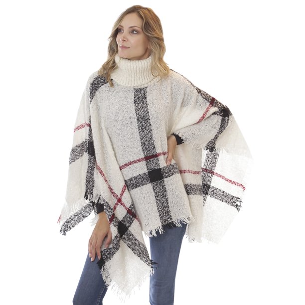 Poncho PO045 Blanco Invierno | Lider