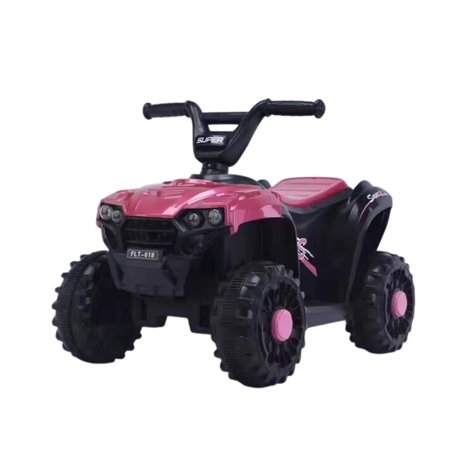 Cuatrimoto Auto Electrico Infantil Luz Sonido Bateria Fucsia rosa | Lider