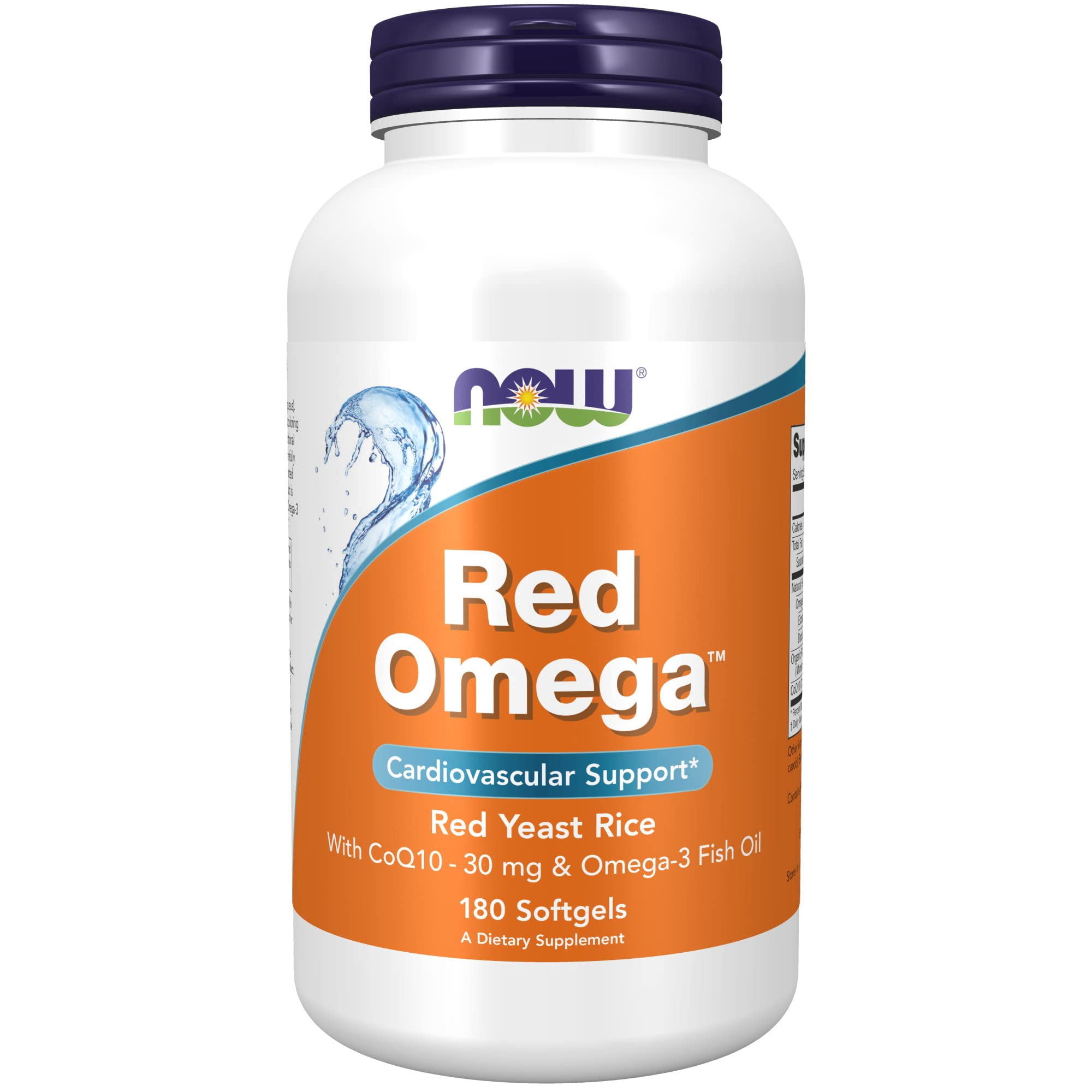 Cápsulas blandas Supplement Now Foods Red Omega 180 con CoQ10 y pescado ...