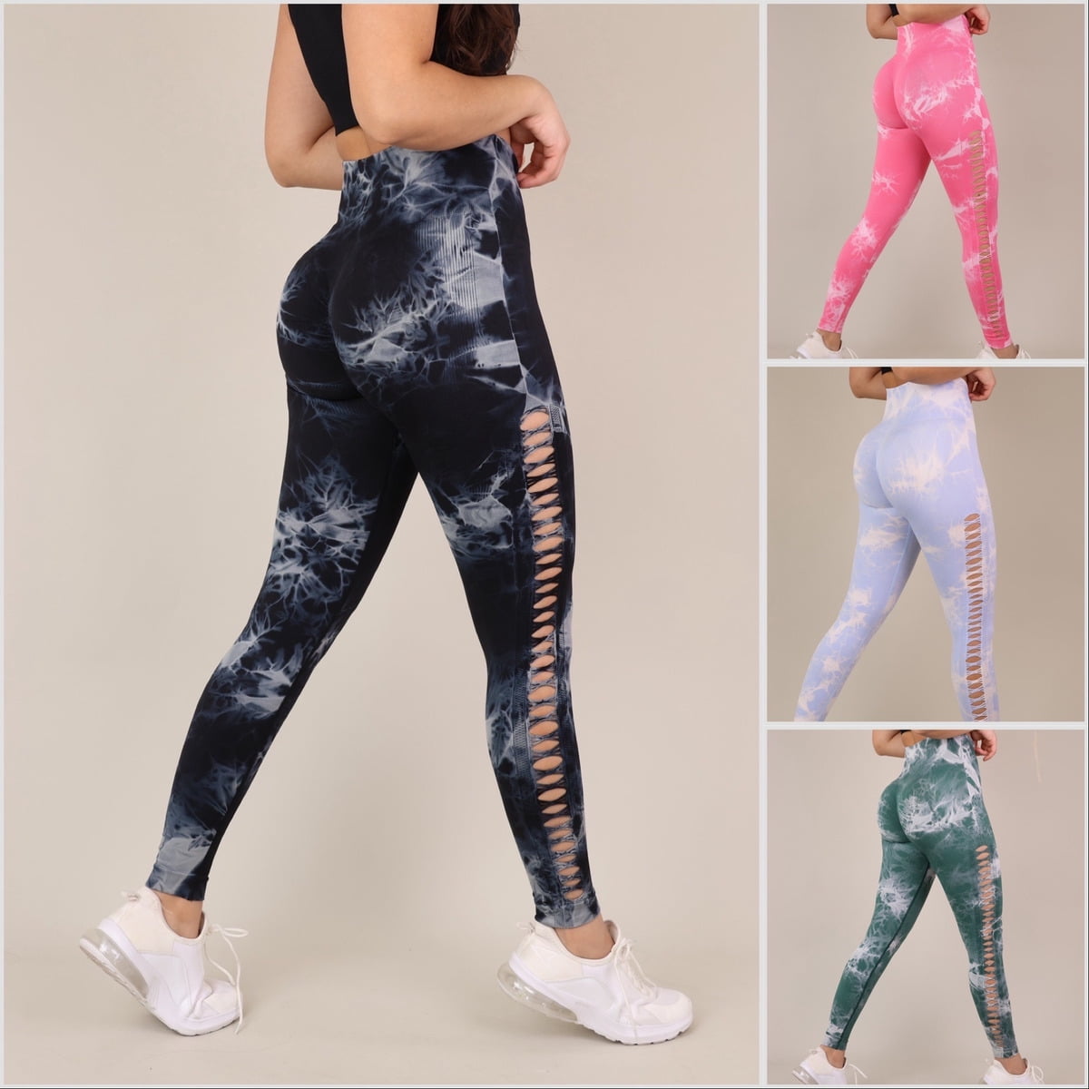 Pack 4 Calzas Deportivas Mujer Push Up Calidad Premium | Lider