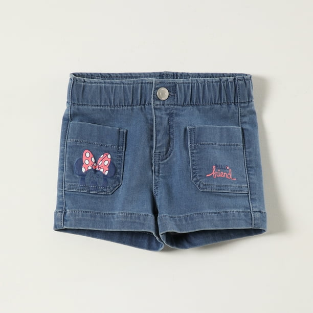 Short Niña Bolsillo Minnie Denim Disney | Lider