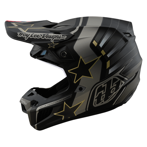 Casco troy lee se5 composite rays black | Lider