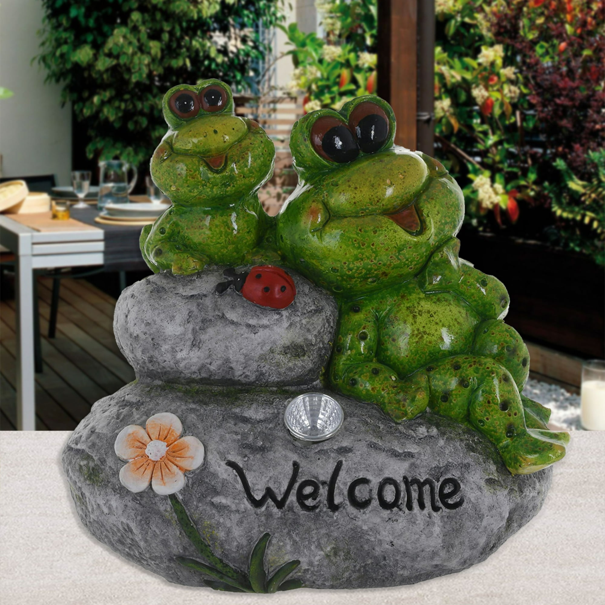 Figura Decorativa Ranas Welcome Grande | Lider