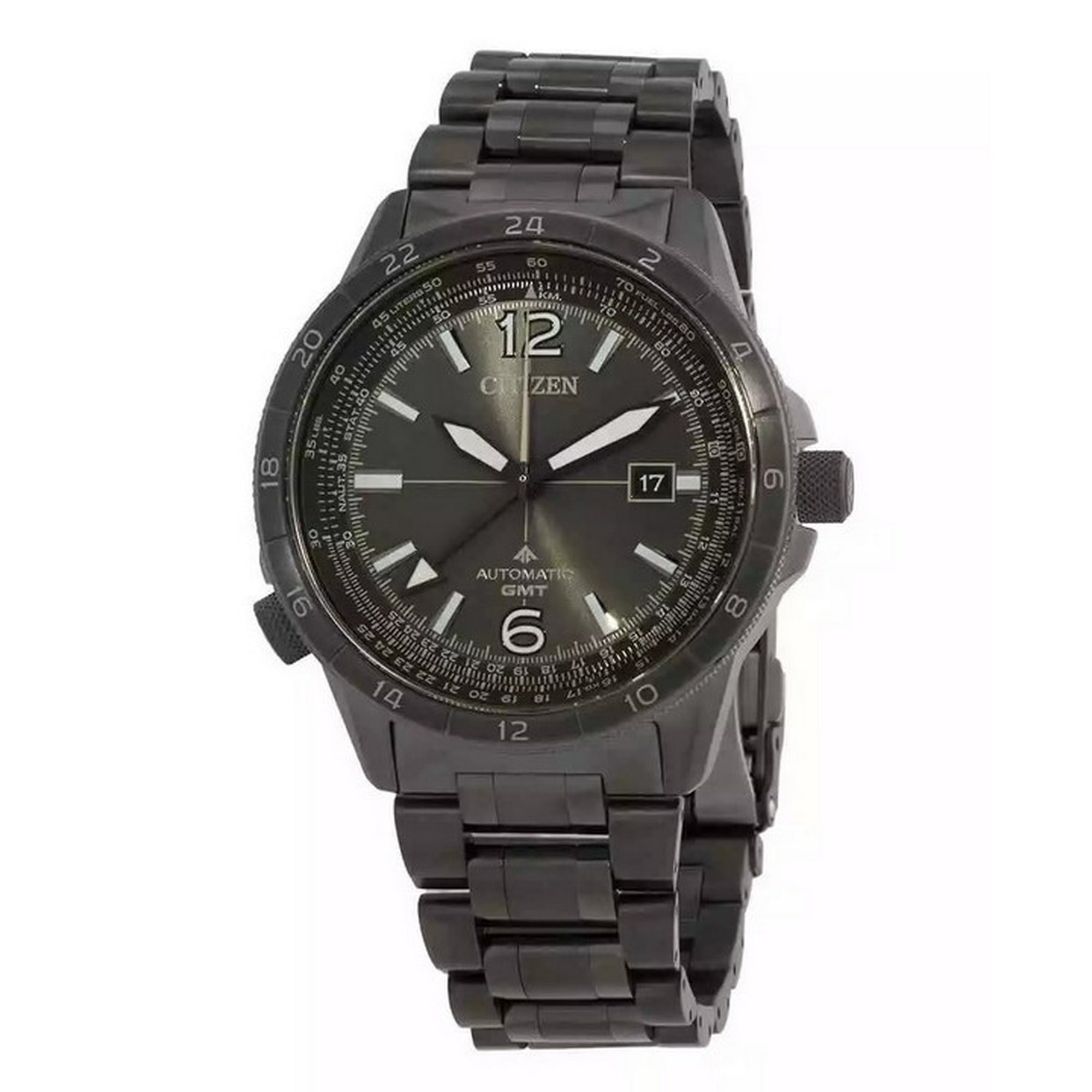Reloj Citizen Promaster Air GMT Stainless Steel Black Dial Automatic ...