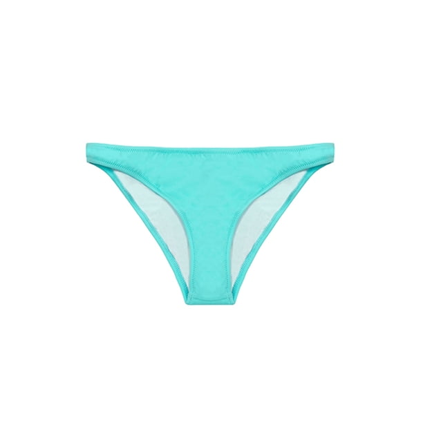 Bikini Calzón Con Pinza Trasera Celeste Xs | Lider