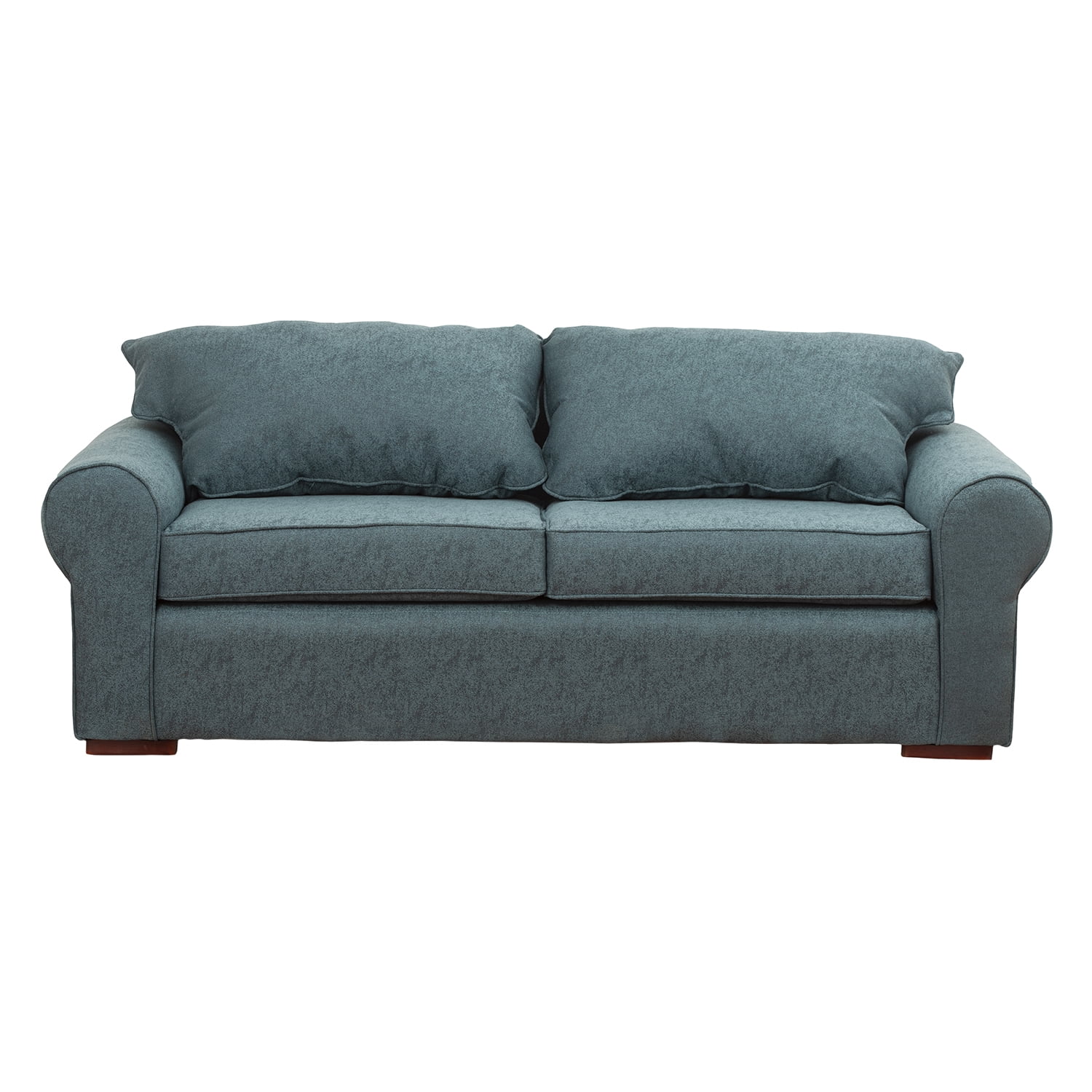 Sofá Moscú 3 Cuerpos Lino Sidelli Azul Petroleo | Lider