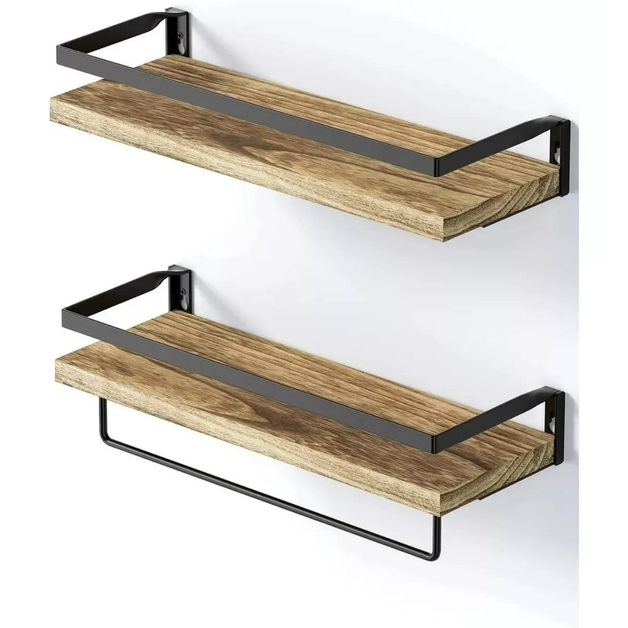 Repisas Flotantes de Madera Modernas Kit X2 Colores | Lider