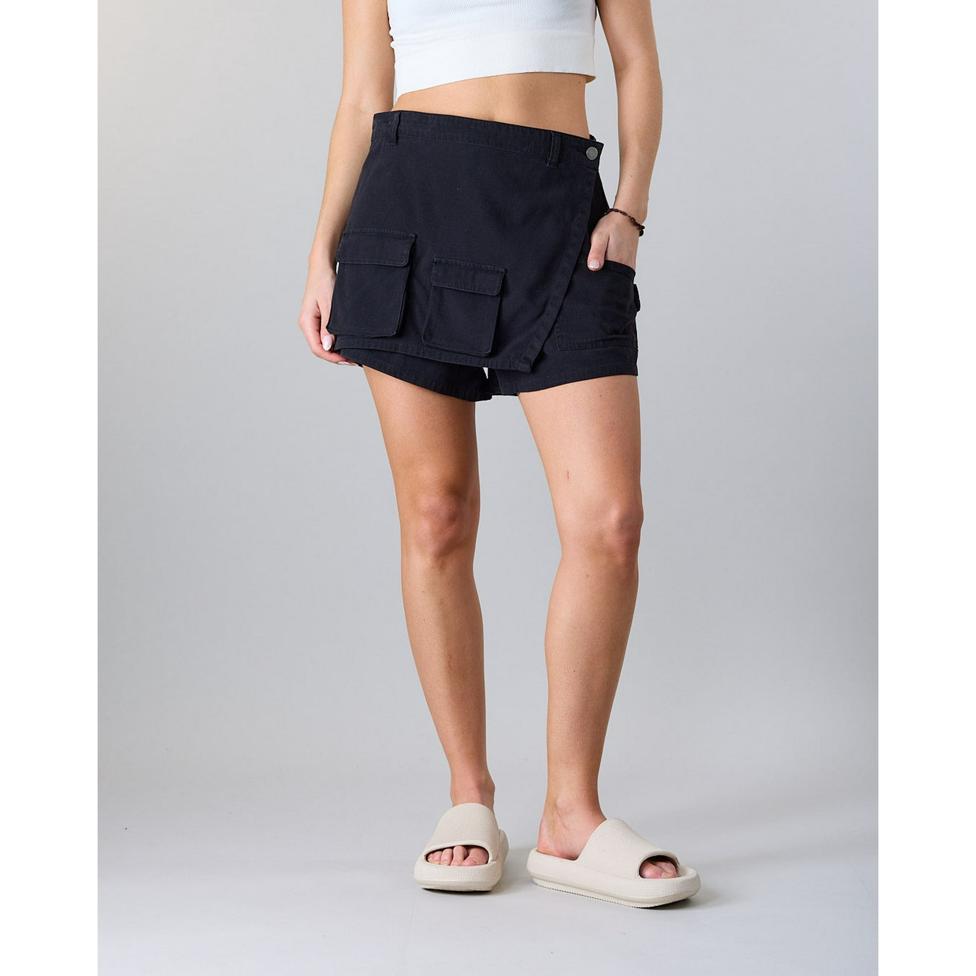 Falda Short Mujer Canvas procesado XS3732 Polemic | Lider