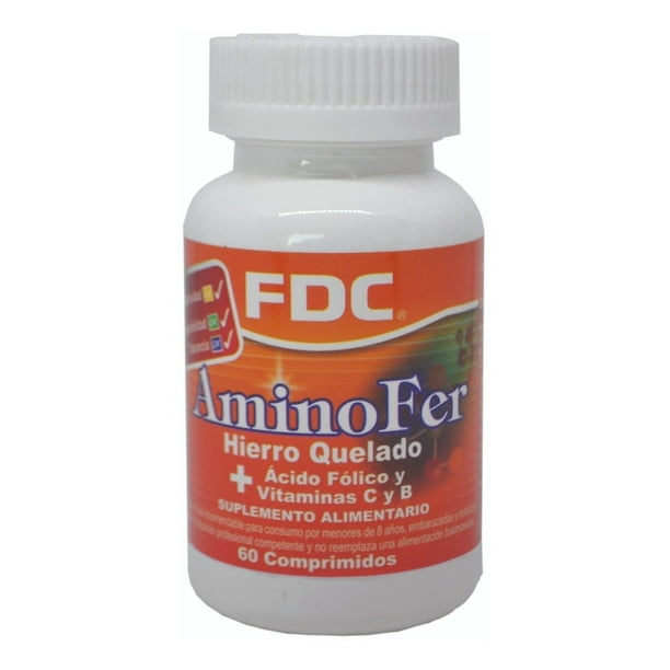 Hierro - Aminofer X 60 Comprimidos | Lider