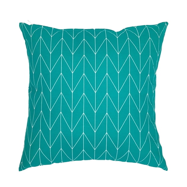 Cojin Deco. Geo 43x43 Turquesa | Lider
