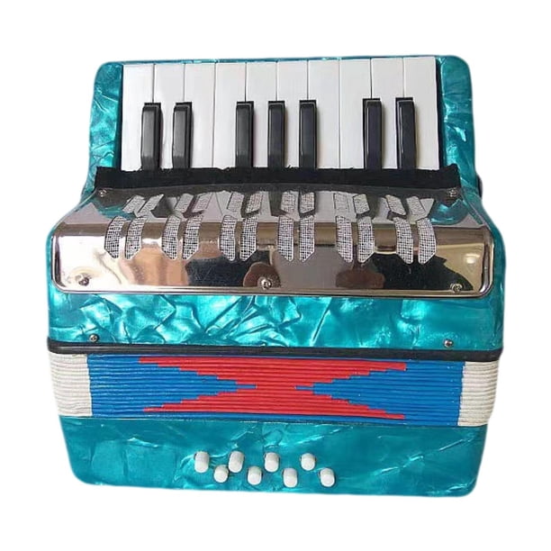 Acordeón de Piano de 17 Teclas, 8 Bajos, Acordeón para Niños ...