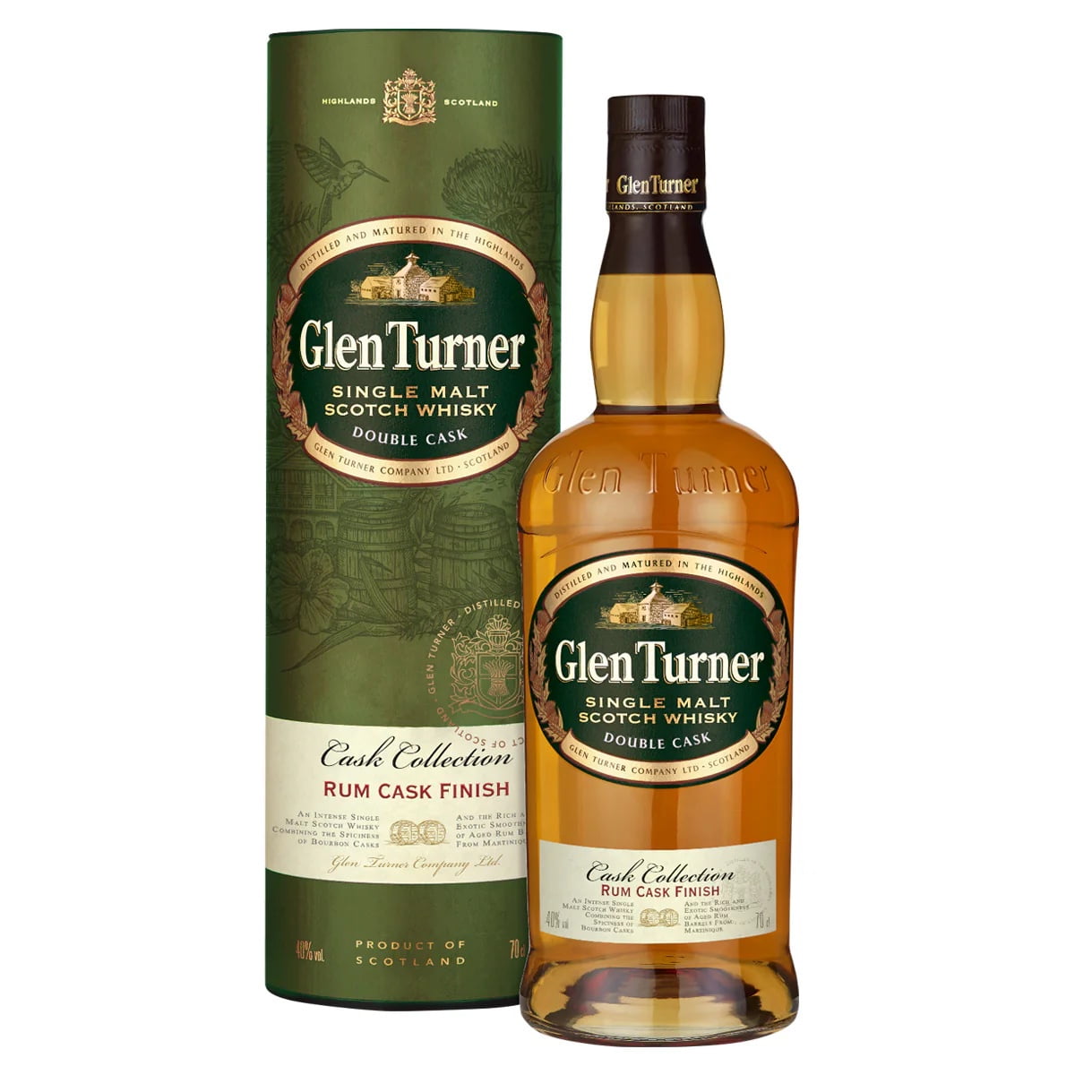 GLEN TURNER RUM CASK 40º 700 ML | Lider