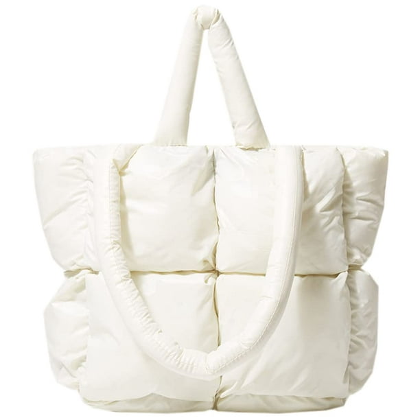 Bolso de hombro Avilego Puffer Mini Down Satchel para mujer | Lider