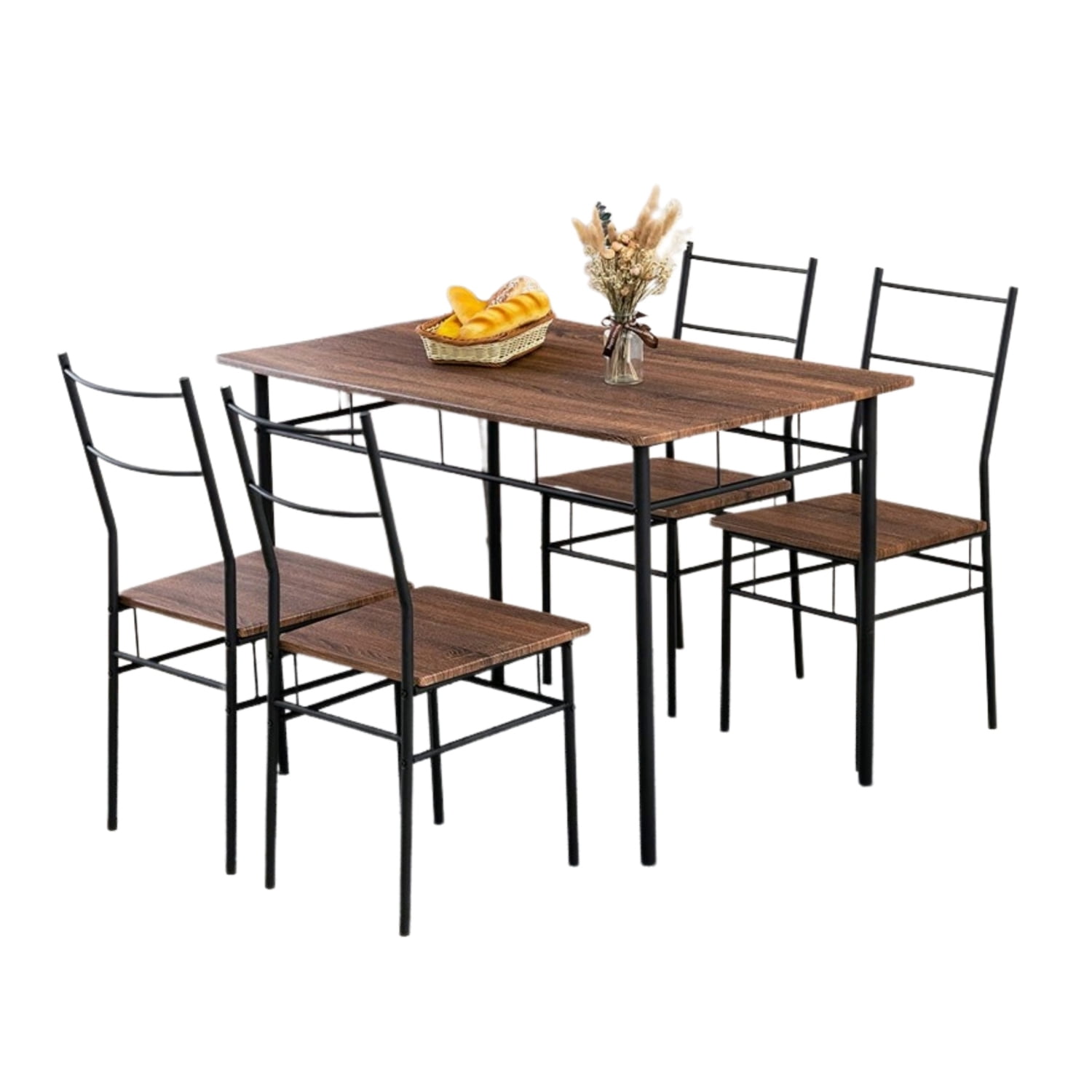 Juego Comedor Marroqui 4 Sillas Wood Hogar | Lider