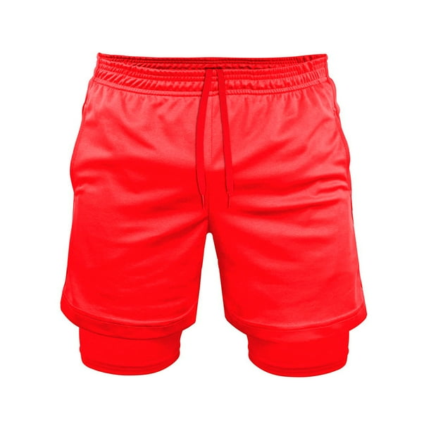 Short Dry Fit Con Calza Rojo Talla S | Lider