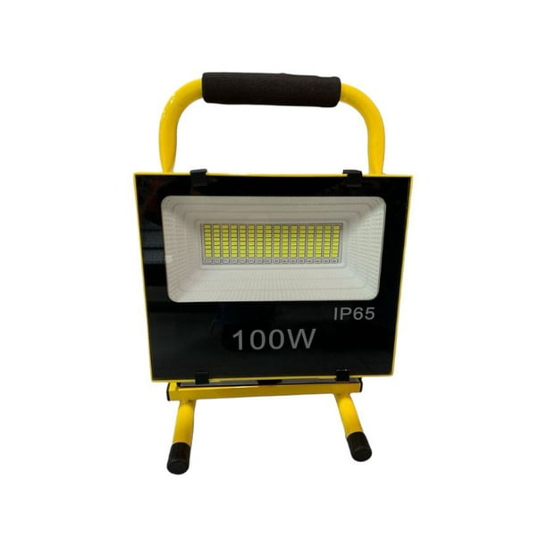 Foco Recargable Emergencia 100W + Baliza RGB | Lider