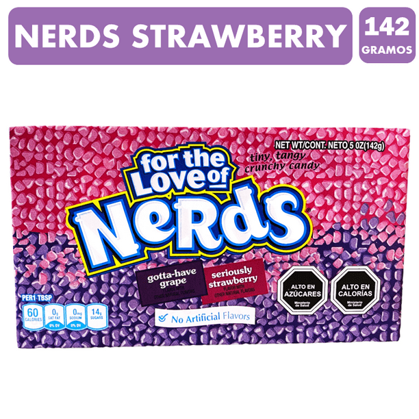 Nerds Strawberry - Fresa - Dulces Importados (Caja Con 142G) | Lider