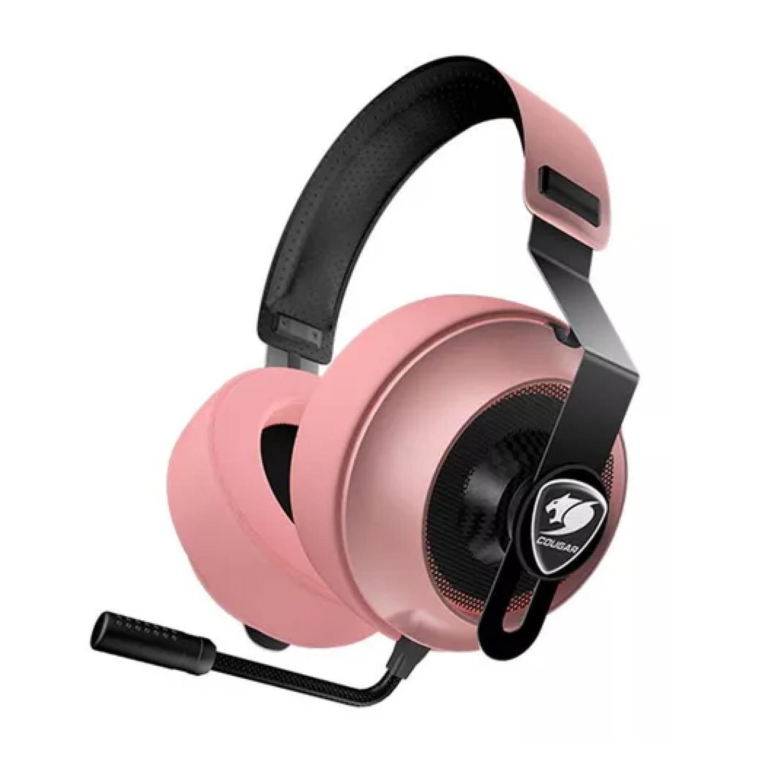 Audifonos Gamer Jack 3.5 Ps4 Ps5 Pc Rosado Phontum Essential | Lider