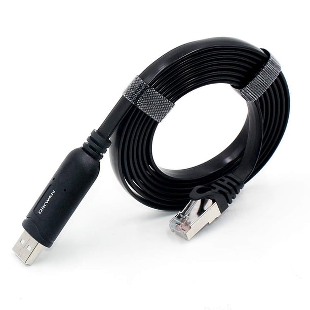 Cable de consola USB OIKWAN UART serial para Cisco, NETGEAR, etc. | Lider