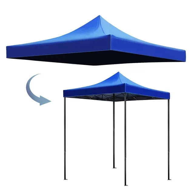 Lona Oxford Engomada para Toldo Plegable 3x3 MTS Azul Impermeable | Lider