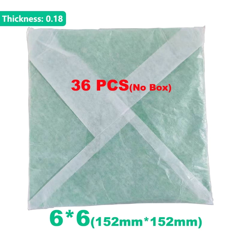 36/52Pcs Dental Rubber Dam Natural Latex Rubber Barrier Dams Green Dark ...