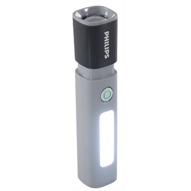 Linterna LED Philips 10W Recargable Zoom 150m 4 Modos - PS | Lider